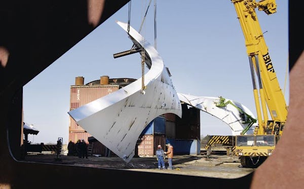 Scheepswerf goed in lastige bouwconstructies