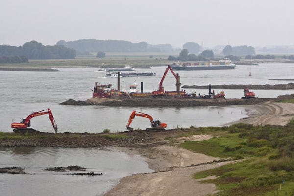 Lagere kribben in de Waal