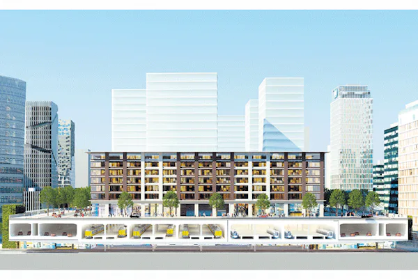 Nieuwe modellen Zuidas renderen