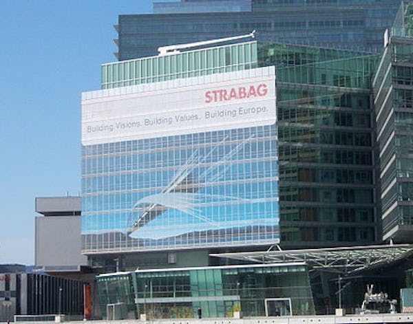 Kwart miljard aan nieuwe orders voor Strabag