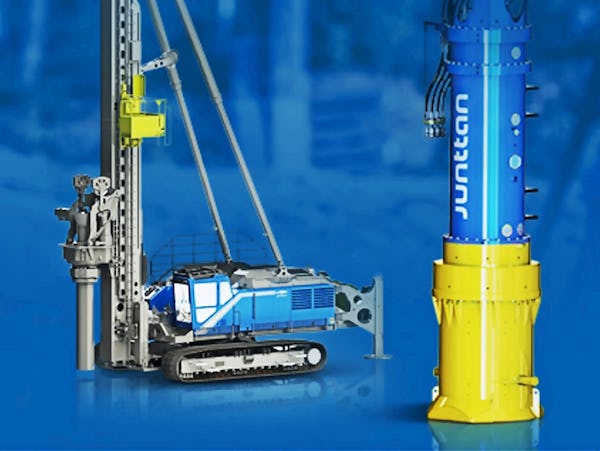 Bauma: introductie Junttan MPx90 boormachine en HHX offshore hamers