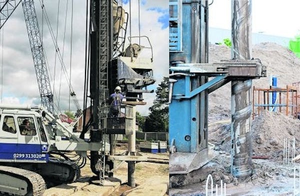 Automatische piloot voor schroefpalen