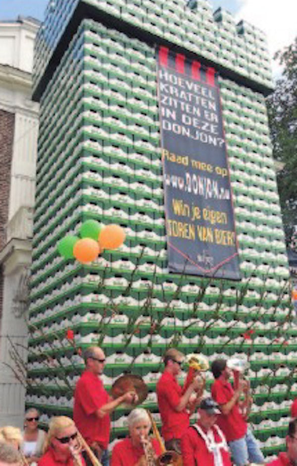 Bierkratten voor de Donjon