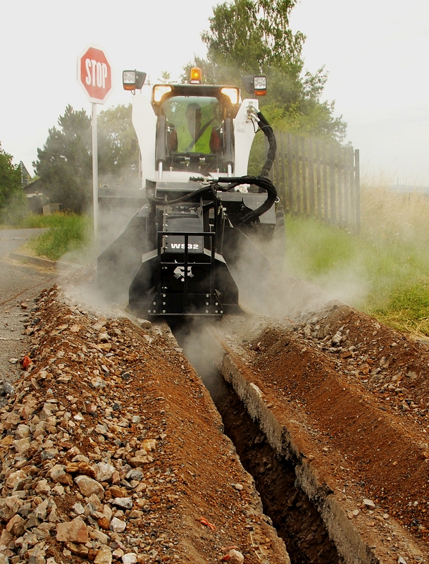 WS32 grootste sleuvenfrees van Bobcat