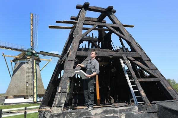 Herstelplan voor afgebrande molen